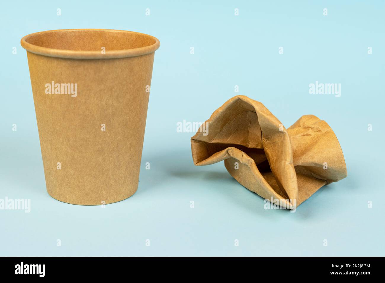 recycled paper cups Stock Photo - Alamy