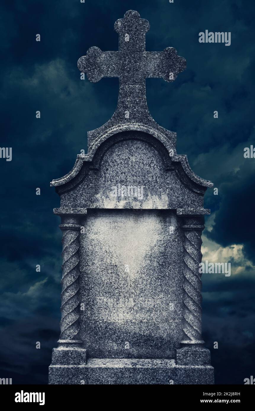 Blank tombstone hi-res stock photography and images - Alamy