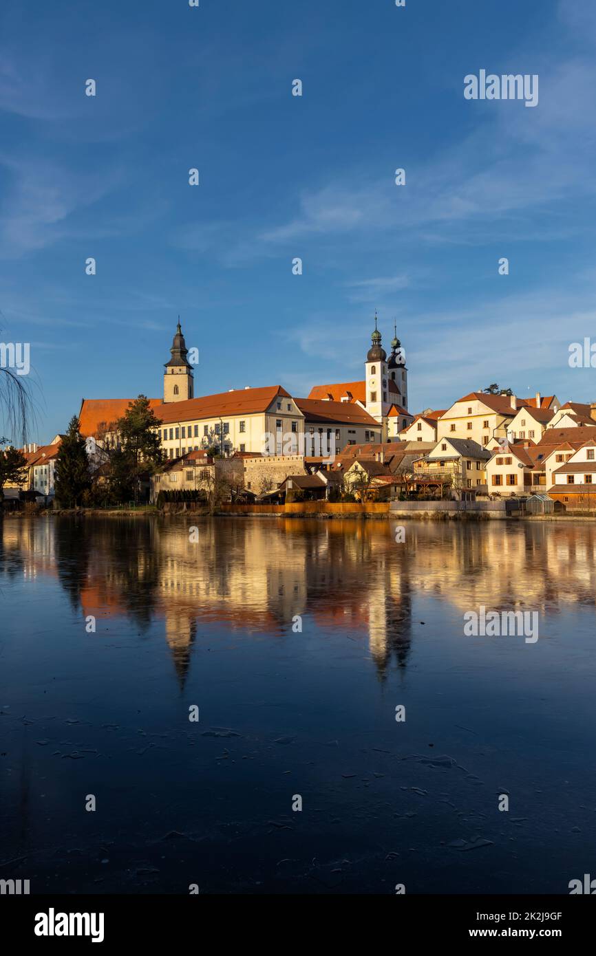 Telc, Unesco world heritage site, Southern Moravia, Czech Republic ...