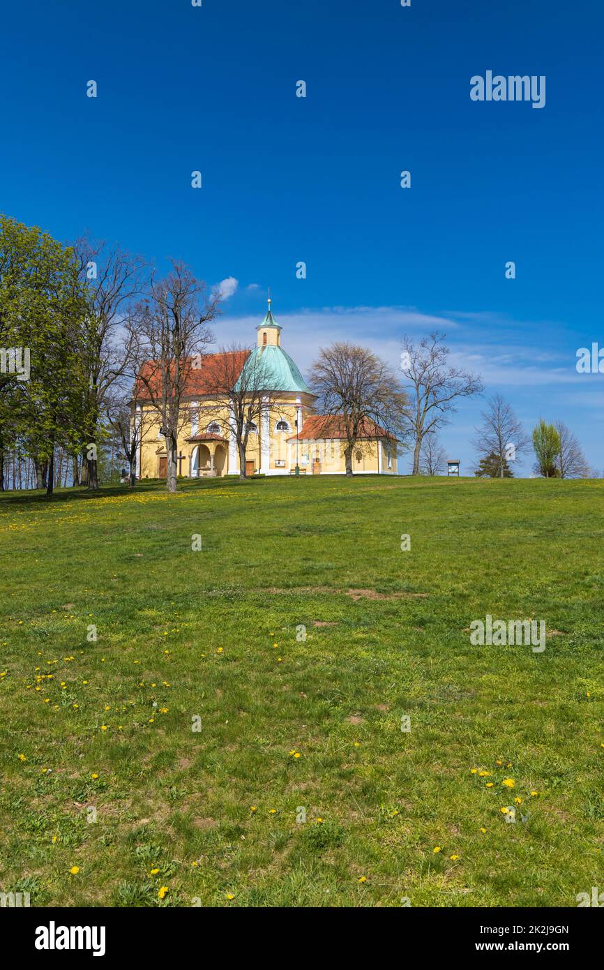 Place of pilgrimage Svaty Antoninek, Blatnice, Southern Moravia, Czech ...