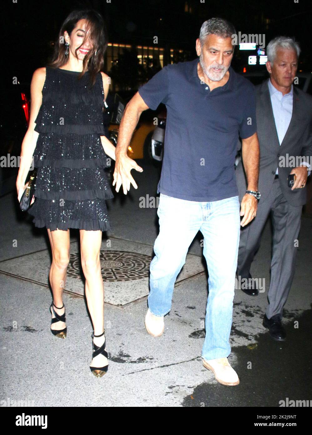 George Clooney, Amal Clooney visit The Whitby Hotel in NYC. -PICTURED ...