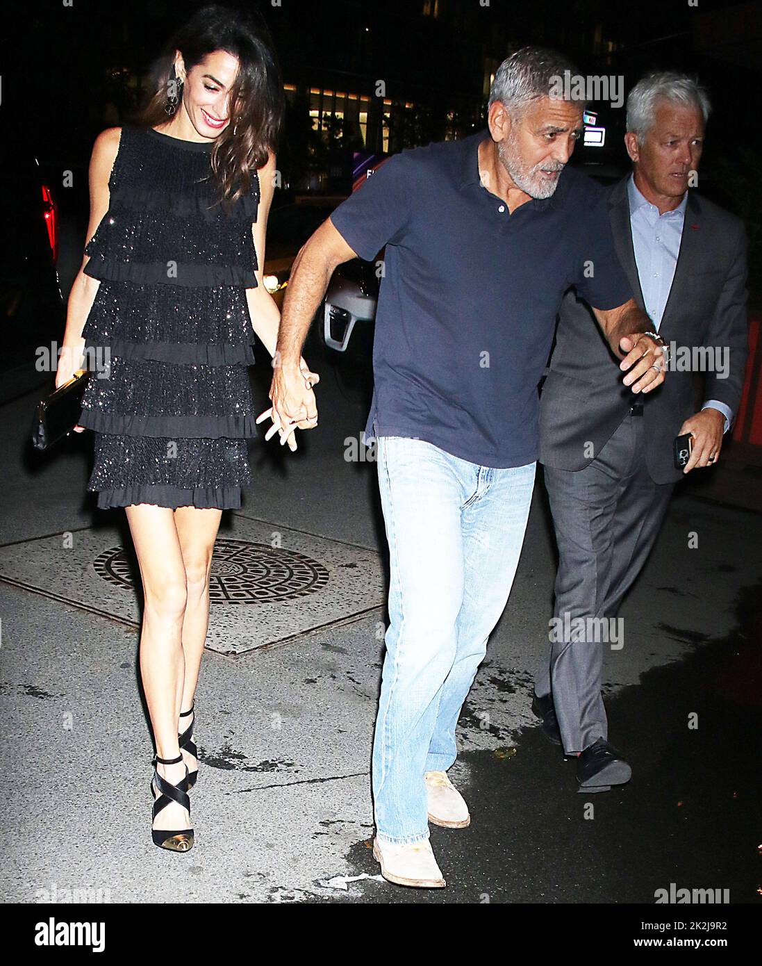 George Clooney, Amal Clooney visit The Whitby Hotel in NYC. -PICTURED ...