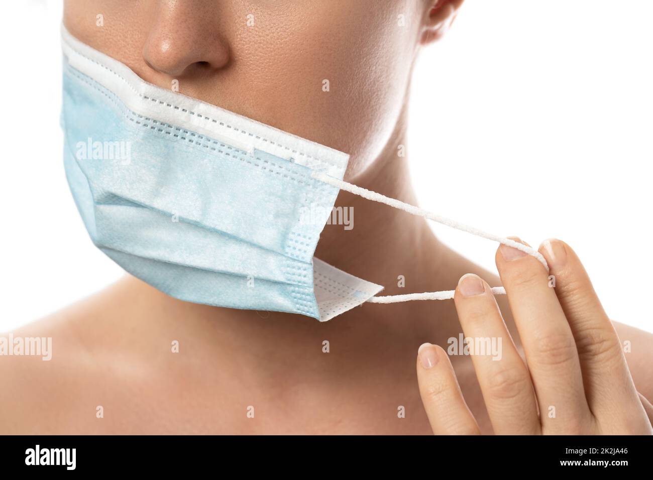 Rosacea face rash hi-res stock photography and images - Alamy