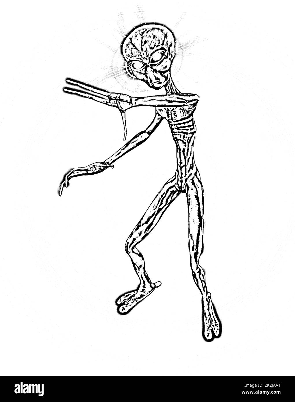 Alien sketch hi-res stock photography and images - Alamy