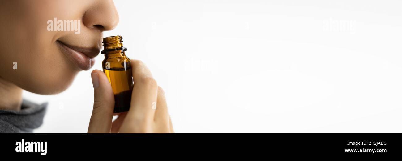 Essential oil inhalation hi-res stock photography and images - Alamy