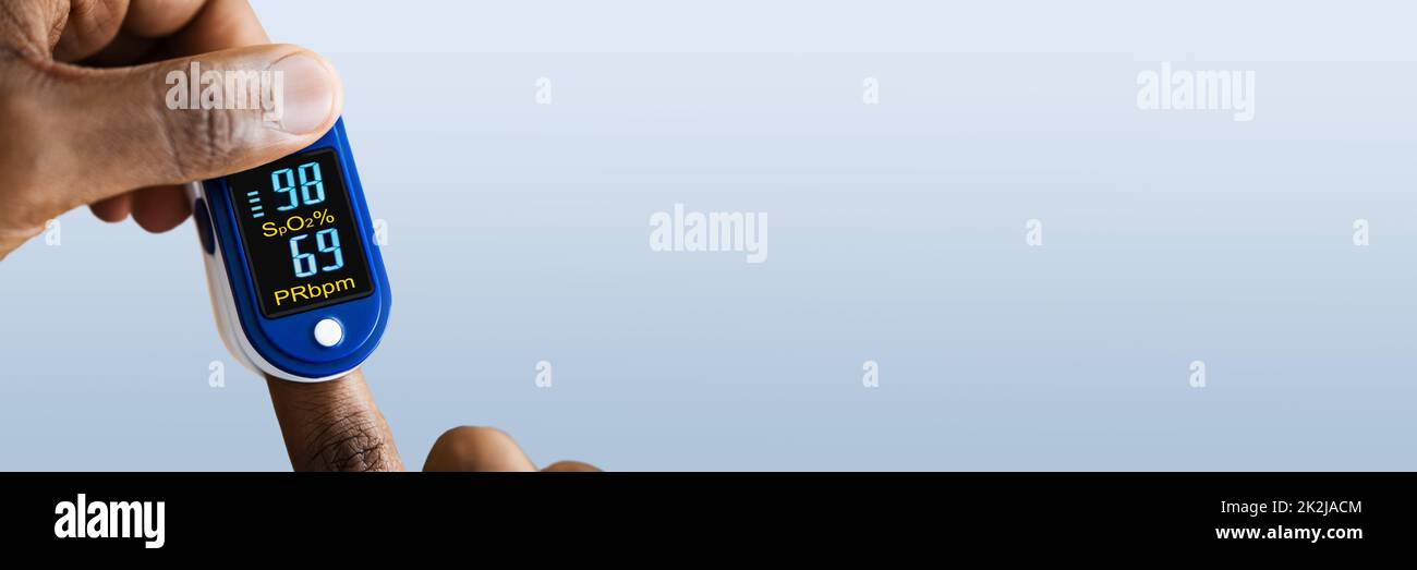 Finger heart rate monitor hi-res stock photography and images - Alamy