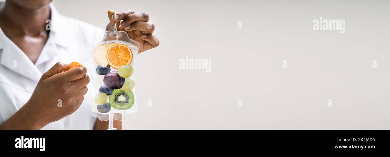 IV Drip Vitamin Infusion Therapy Stock Photo - Alamy
