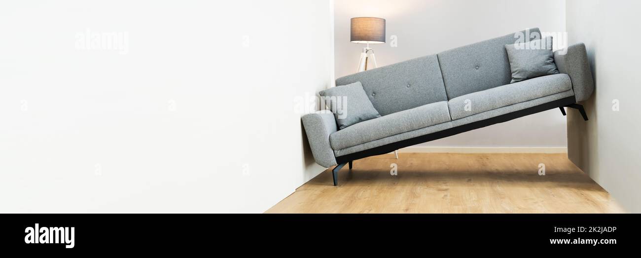 Lack Of Space Interior Design Mistake Stock Photo - Alamy