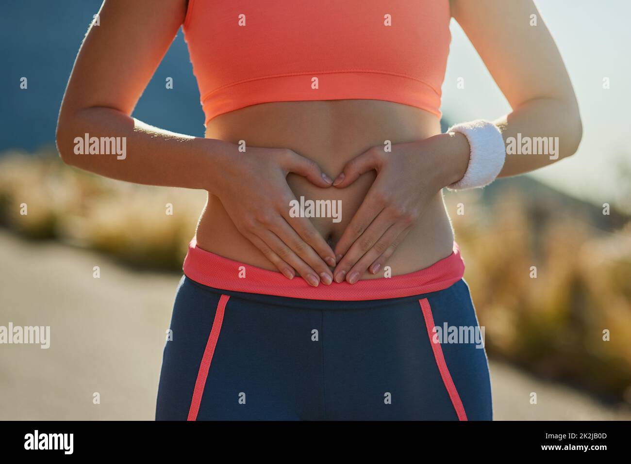 Stomach woman health happy hi-res stock photography and images - Alamy