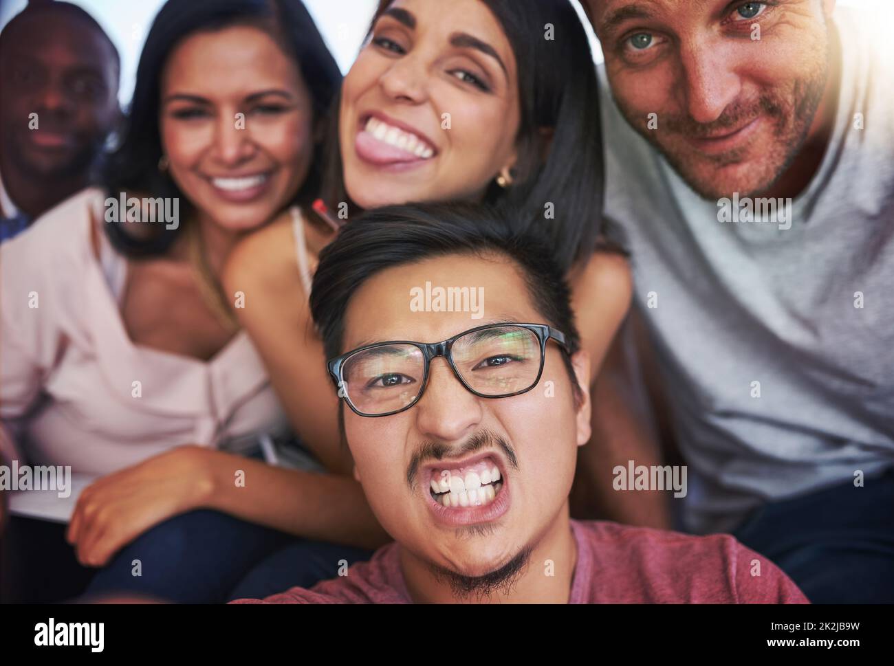 Woman brimming self confidence hi-res stock photography and images - Alamy