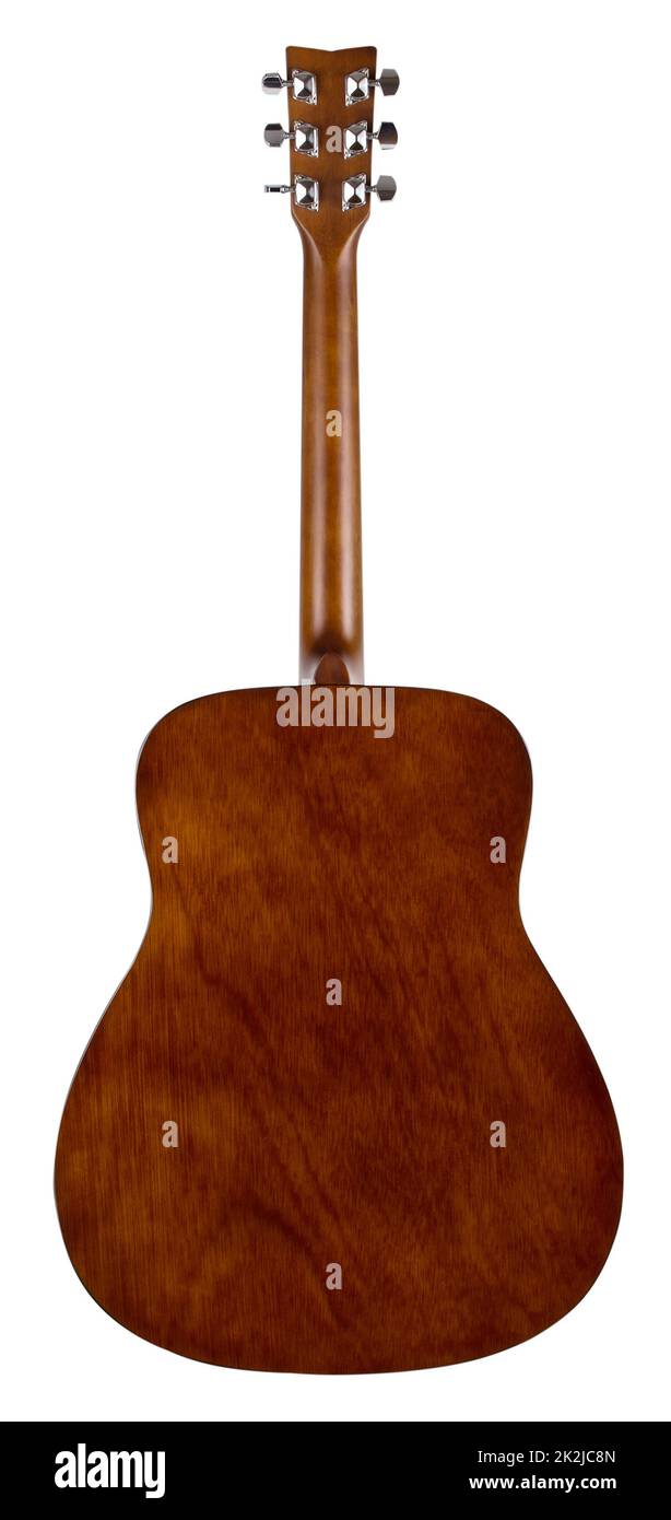 Rear view of classical acoustic guitar Stock Photo - Alamy