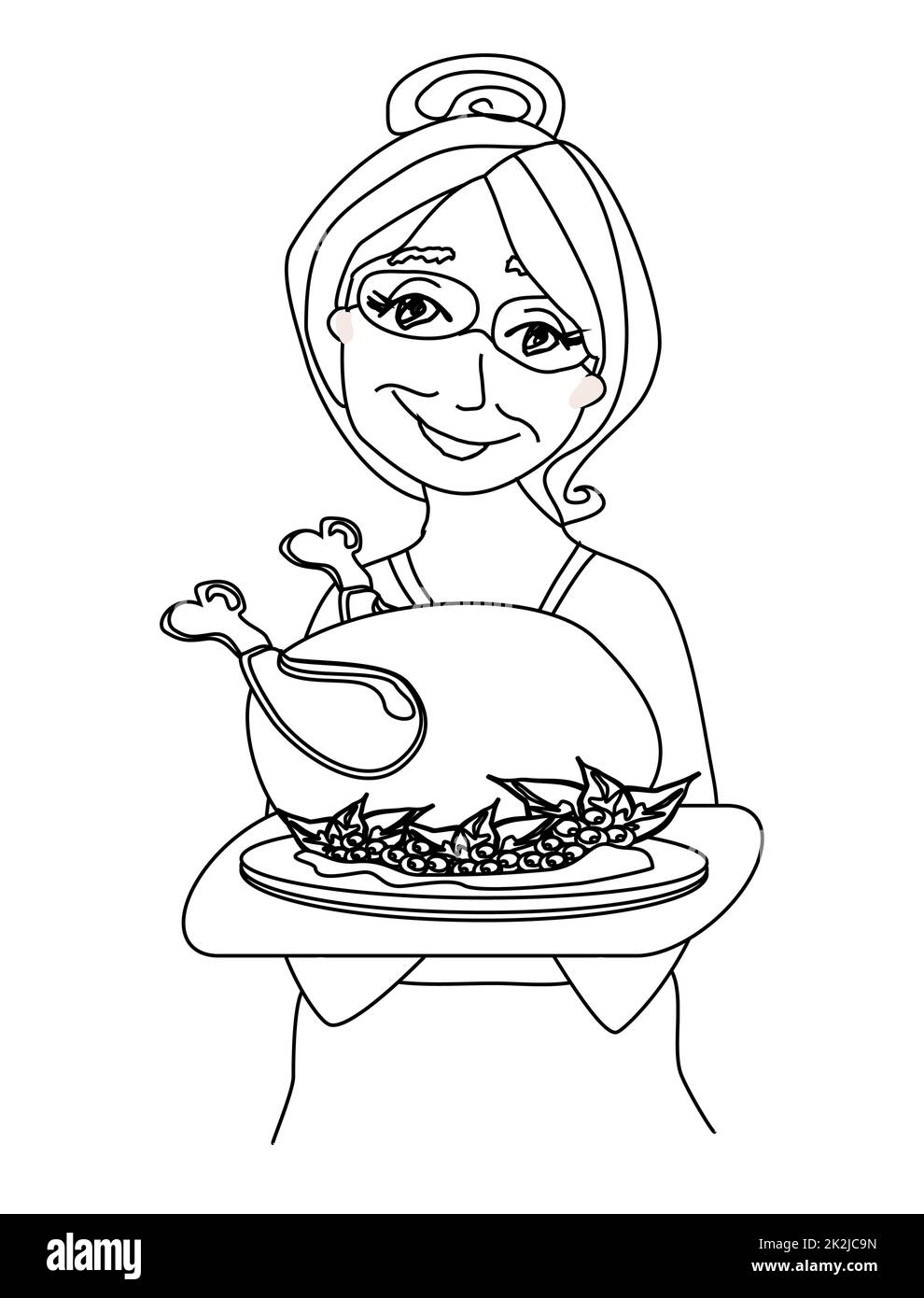 Chicken and traditional recipe Cut Out Stock Images & Pictures - Alamy