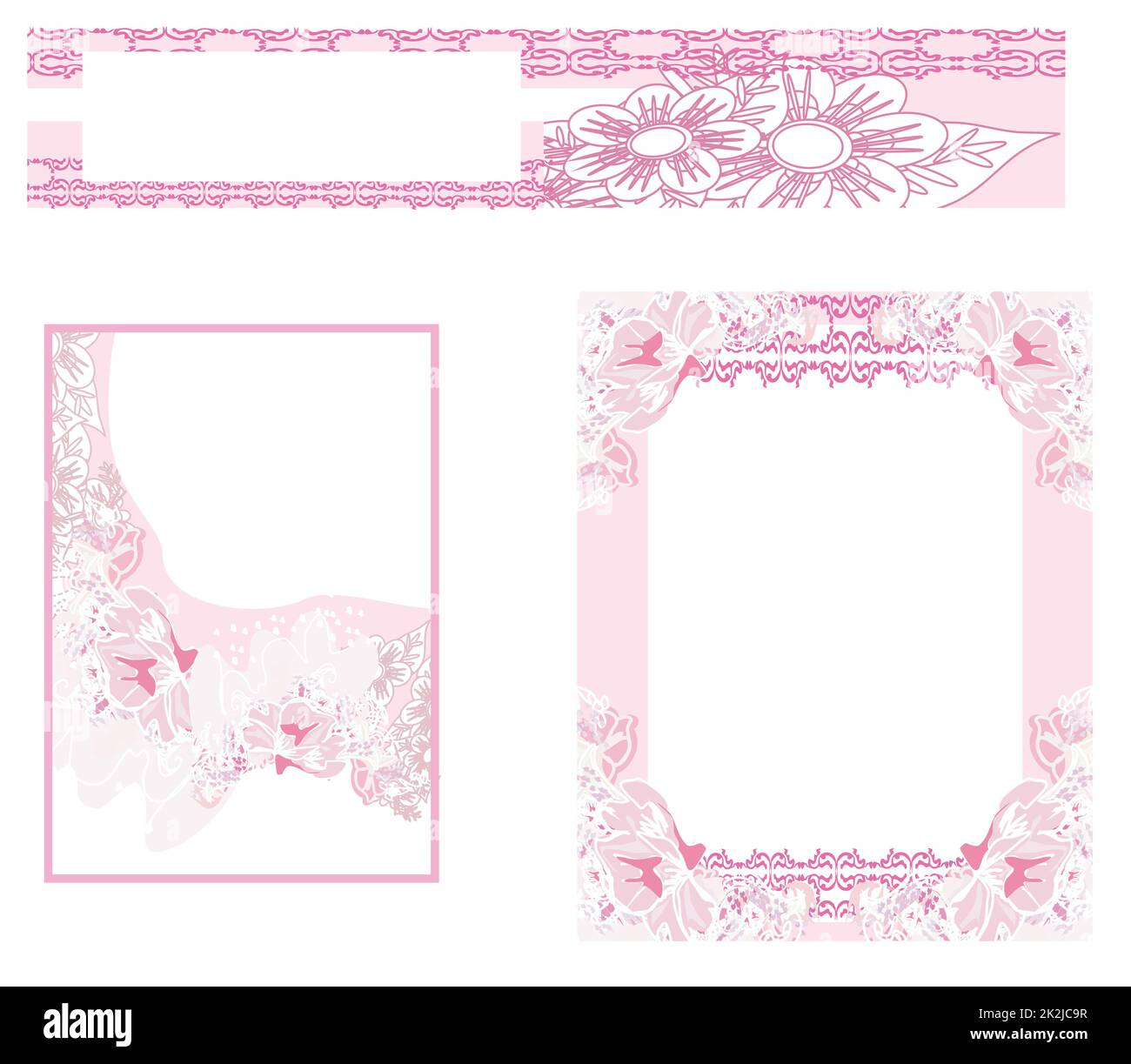 Stylish cards collection Stock Photo - Alamy