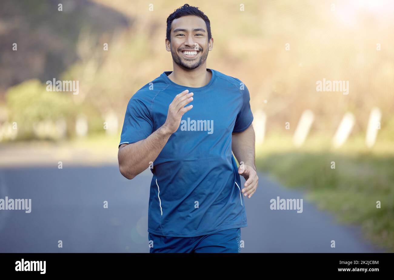 Ive always been one to chase my dreams. Shot of a handsome young man ...