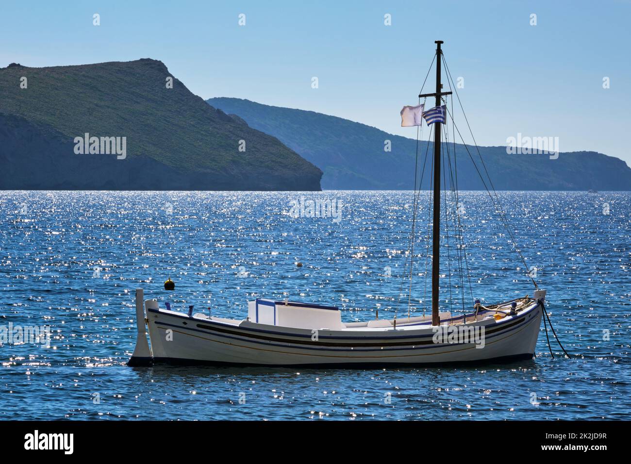 Traditional greek fishing boat hi-res stock photography and images - Alamy