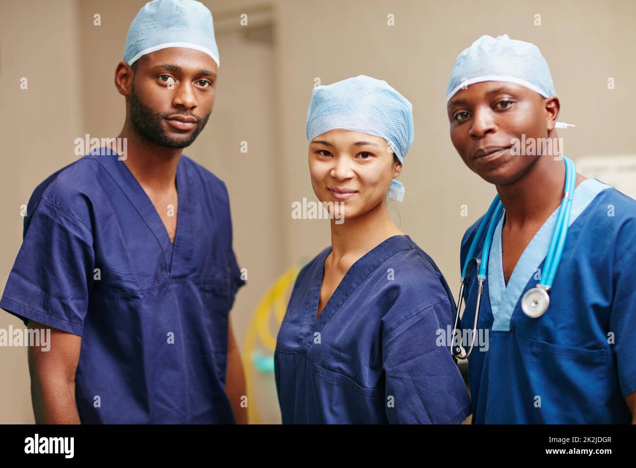 Hospital nurses in uniform hi-res stock photography and images - Alamy