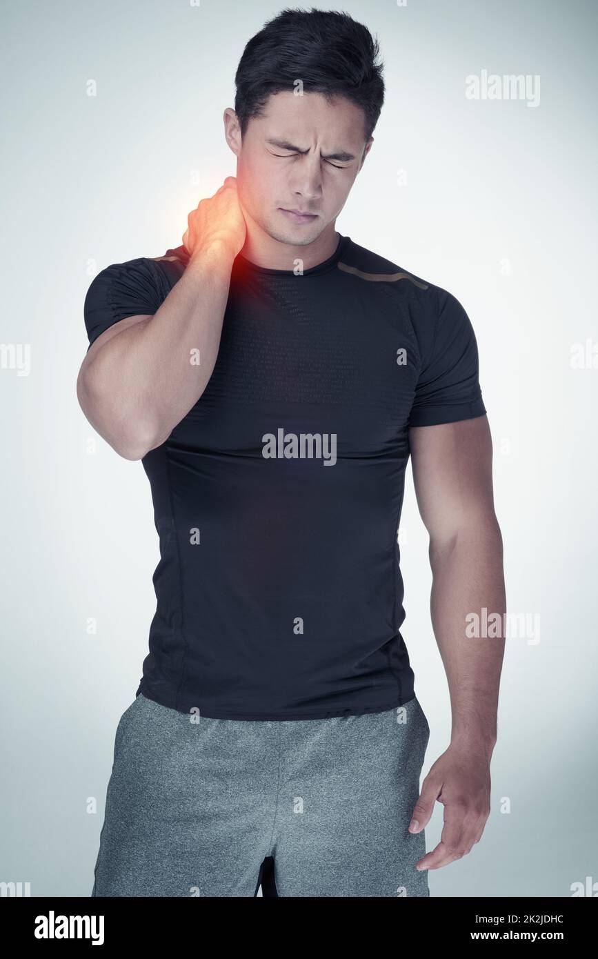 Sport man suffering with pain hi-res stock photography and images - Alamy