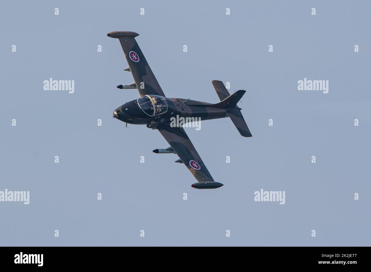 BAC Strikemaster displaying at Blackpool Air Show 2022 Stock Photo - Alamy