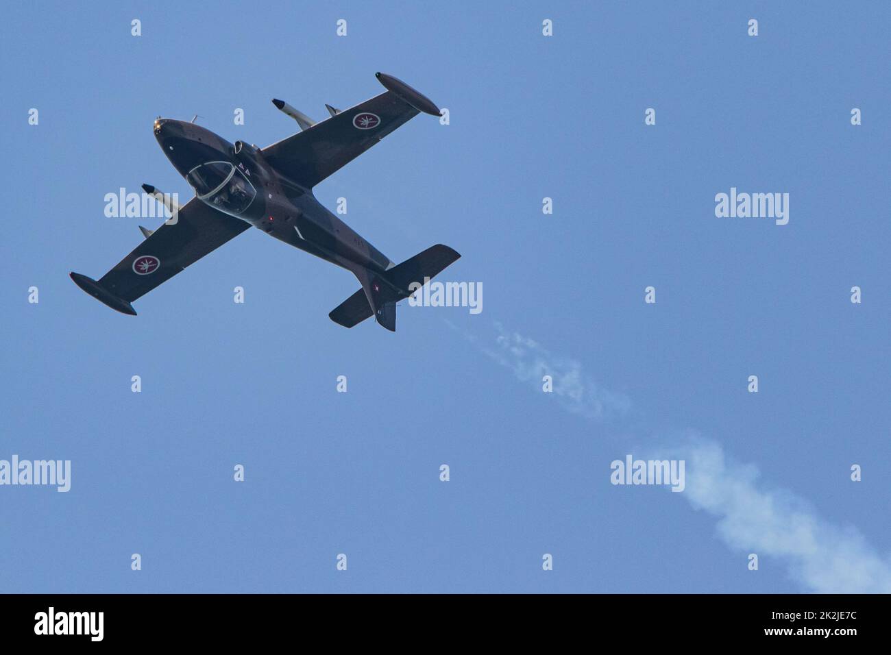 BAC Strikemaster displaying at Blackpool Air Show 2022 Stock Photo - Alamy