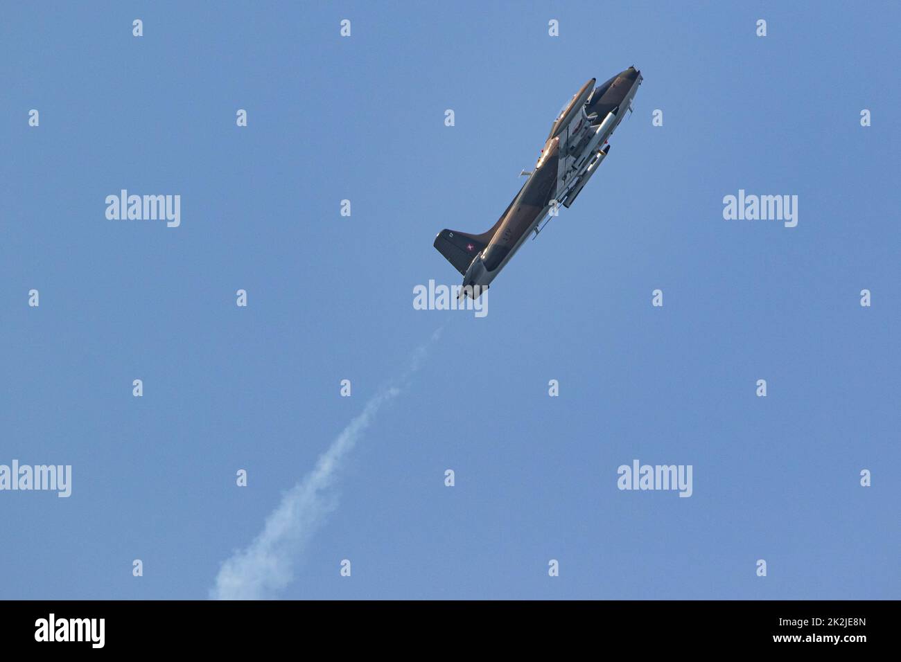 BAC Strikemaster displaying at Blackpool Air Show 2022 Stock Photo - Alamy