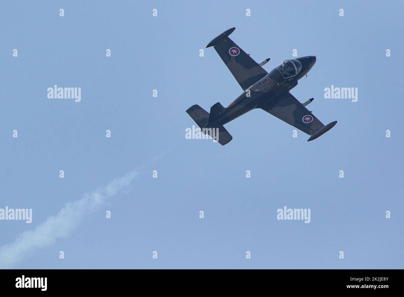 BAC Strikemaster displaying at Blackpool Air Show 2022 Stock Photo - Alamy