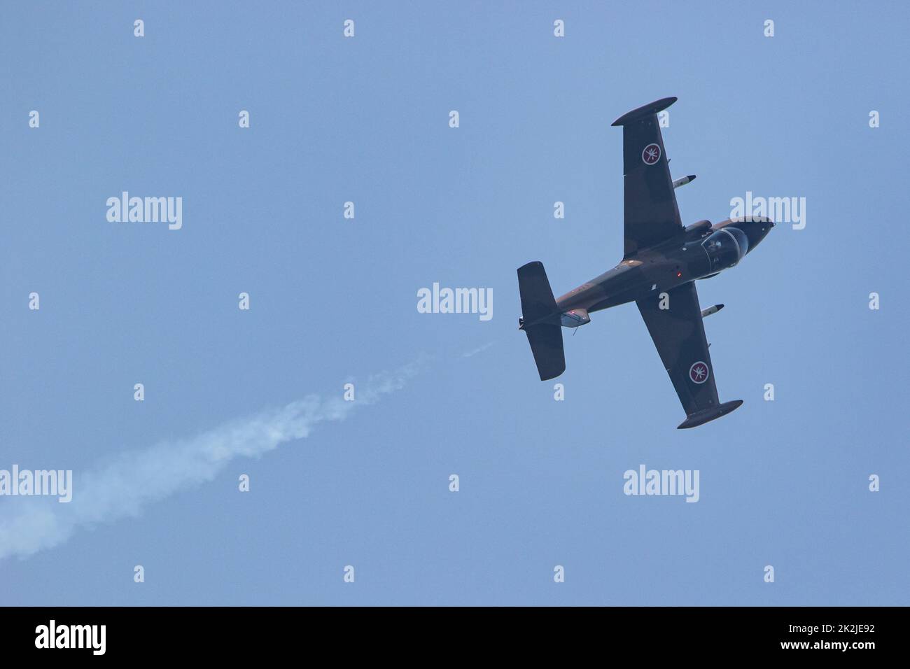 BAC Strikemaster displaying at Blackpool Air Show 2022 Stock Photo - Alamy