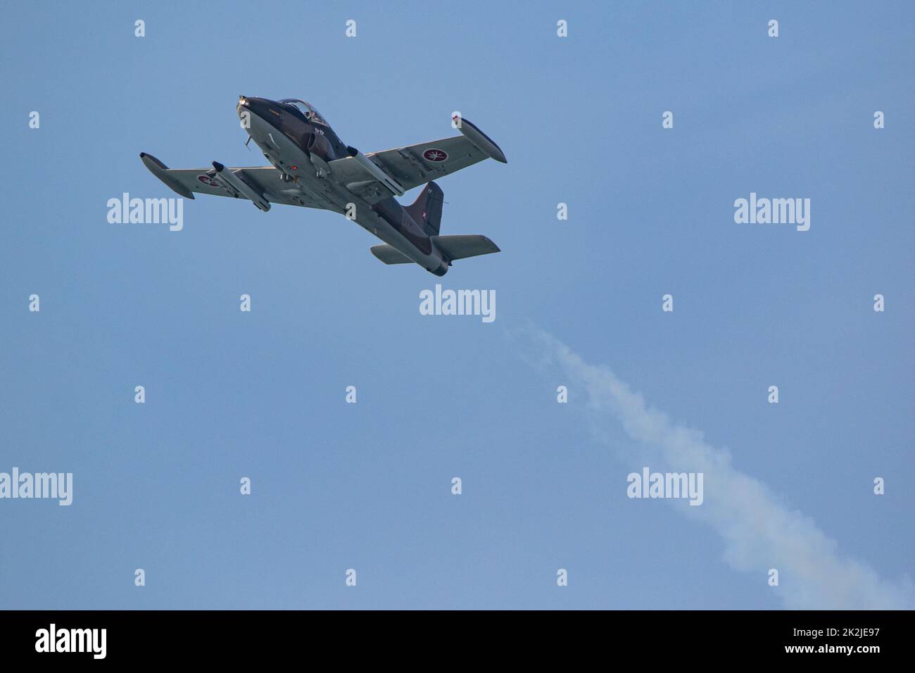 BAC Strikemaster displaying at Blackpool Air Show 2022 Stock Photo - Alamy