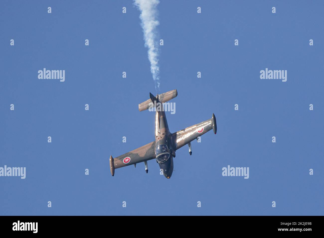 BAC Strikemaster displaying at Blackpool Air Show 2022 Stock Photo - Alamy