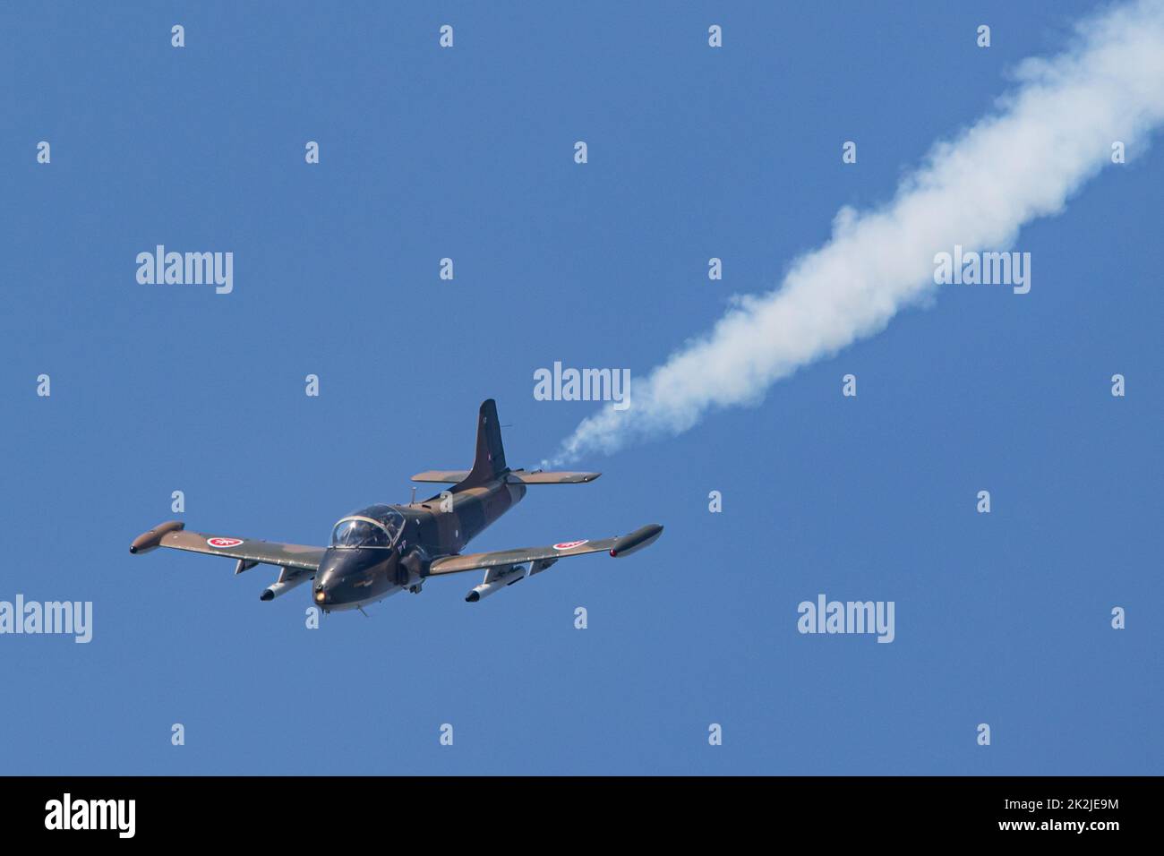 BAC Strikemaster displaying at Blackpool Air Show 2022 Stock Photo - Alamy