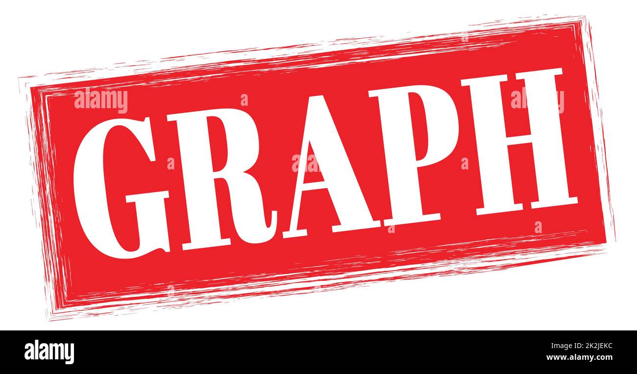 GRAPH text written on red rectangle stamp sign Stock Photo - Alamy