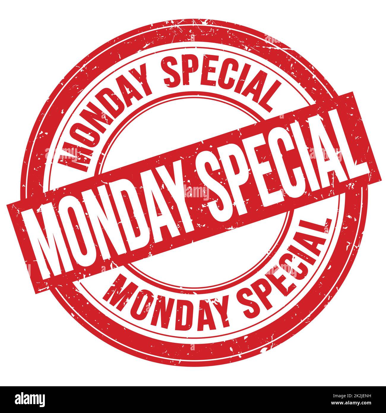 MONDAY SPECIAL text written on red round grungy stamp sign Stock Photo ...