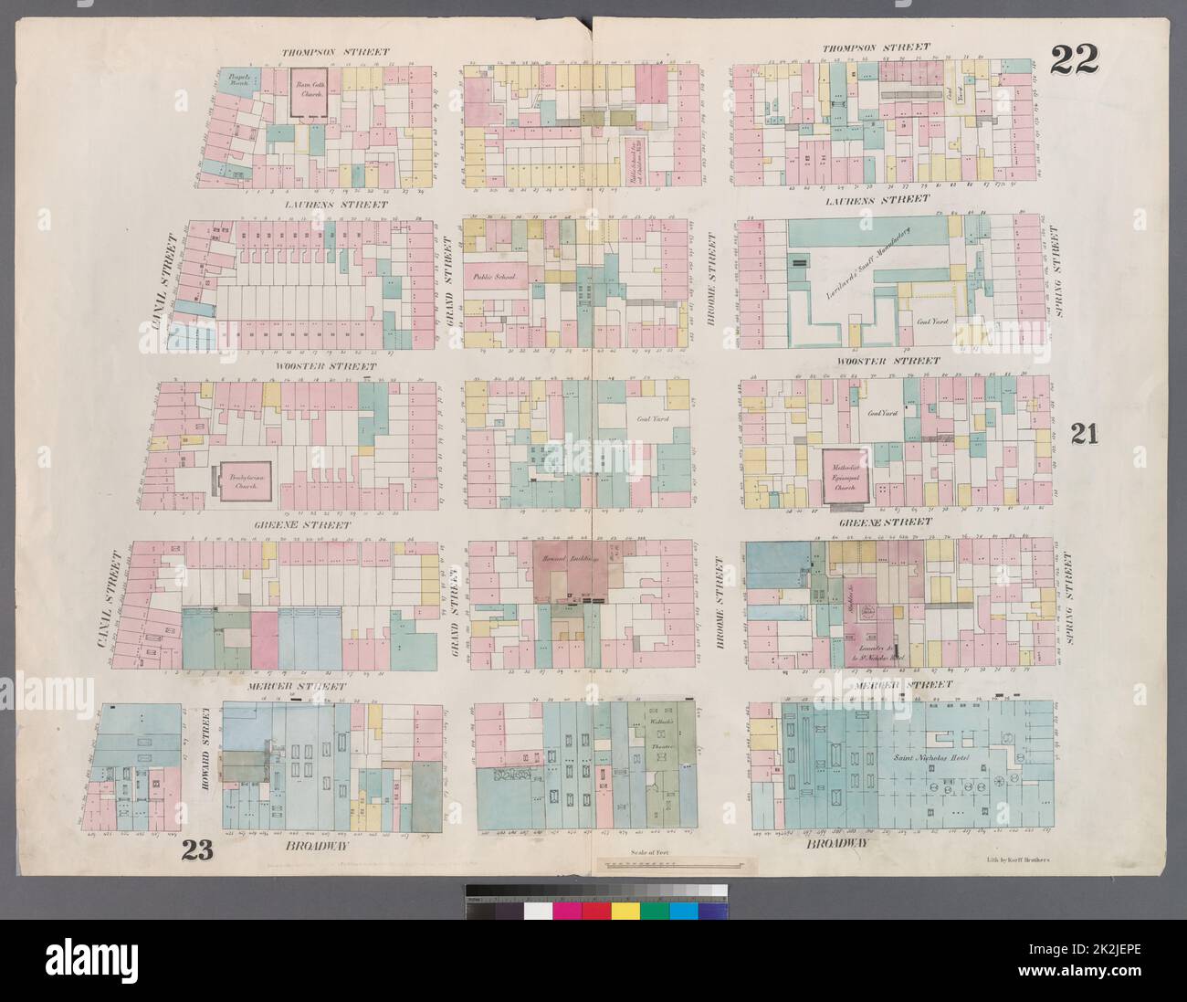 Cartographic, Maps. 1857 - 1862. Lionel Pincus and Princess Firyal Map ...