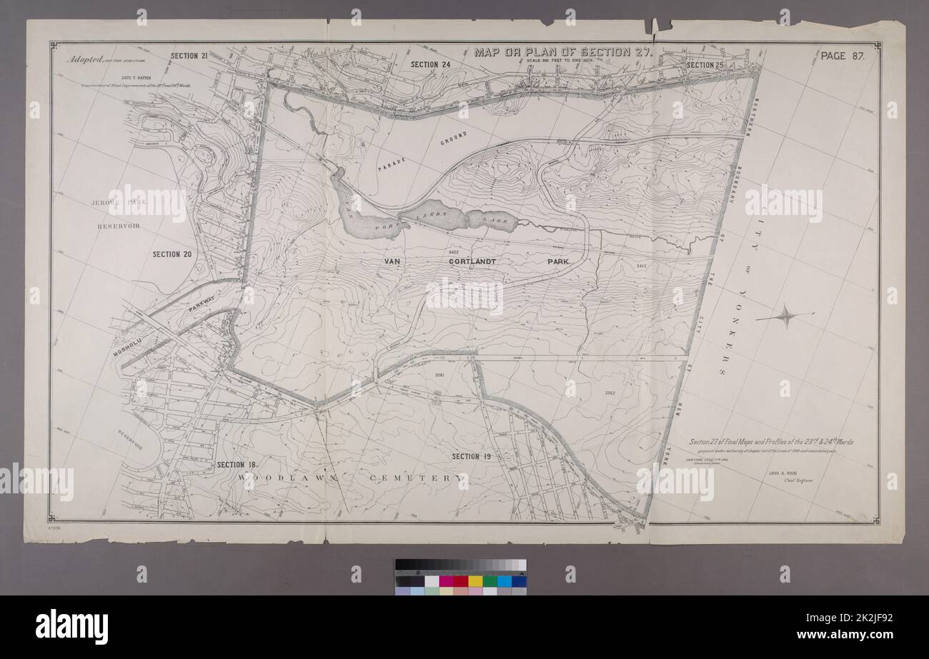 New York (N.Y.). Topographical Bureau. Cartographic, Maps. 1892 - 1895 ...