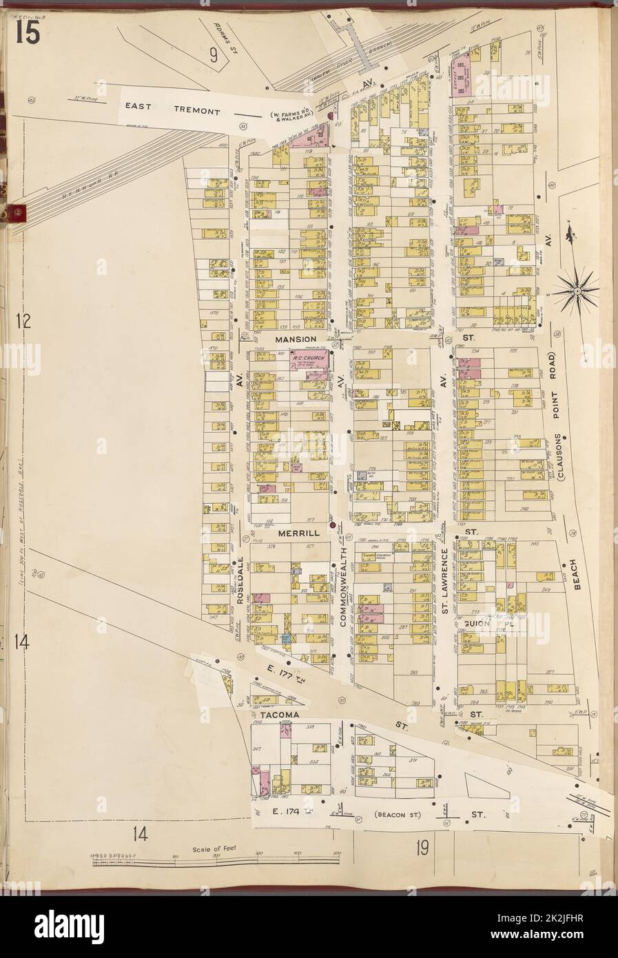 Map of rosedale hi-res stock photography and images - Alamy