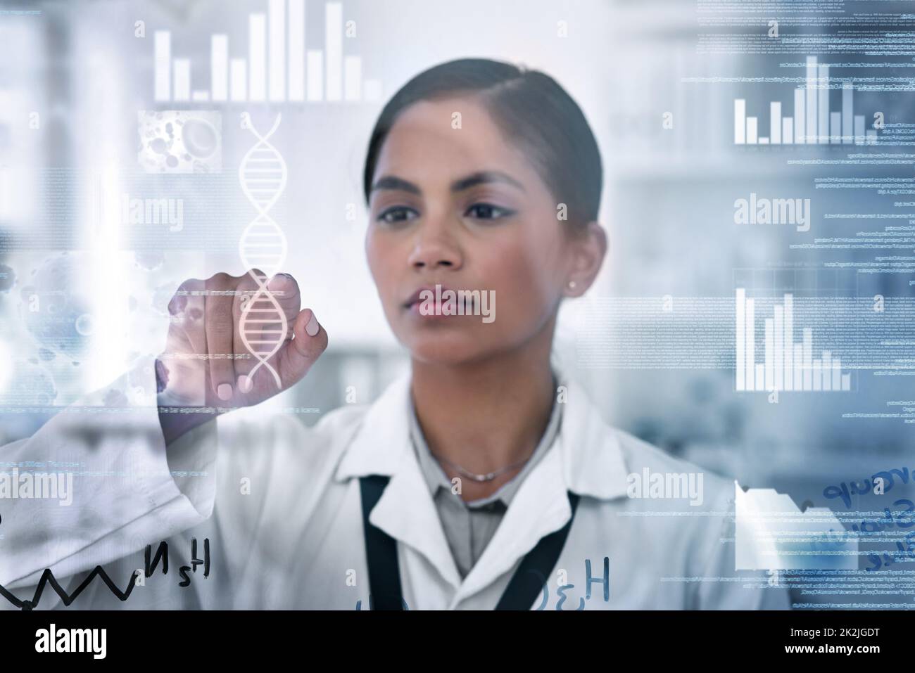 Female science technology hi-res stock photography and images - Alamy