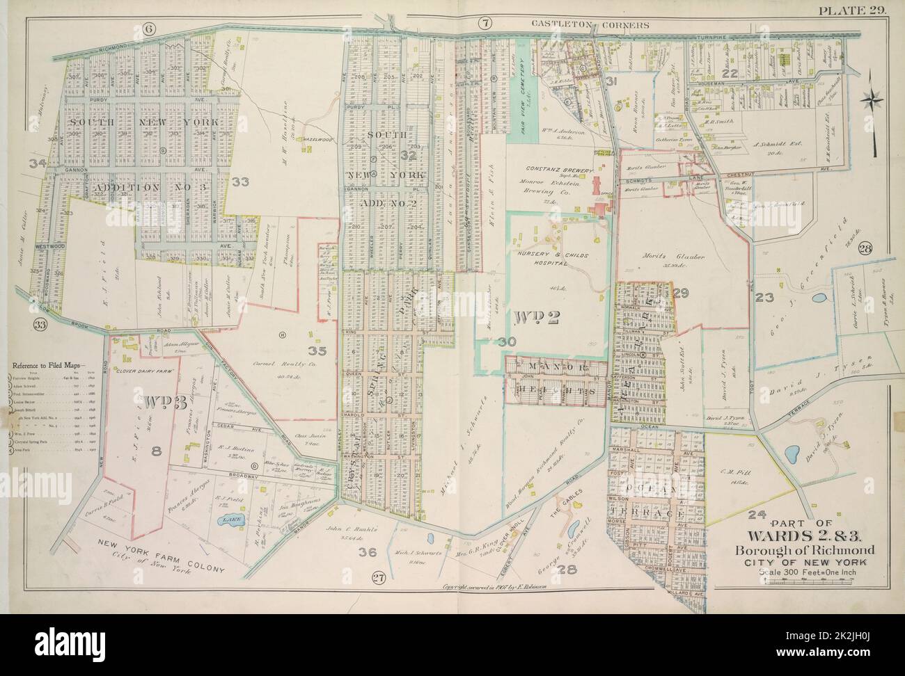 Cartographic, Maps. 1907. Lionel Pincus and Princess Firyal Map ...