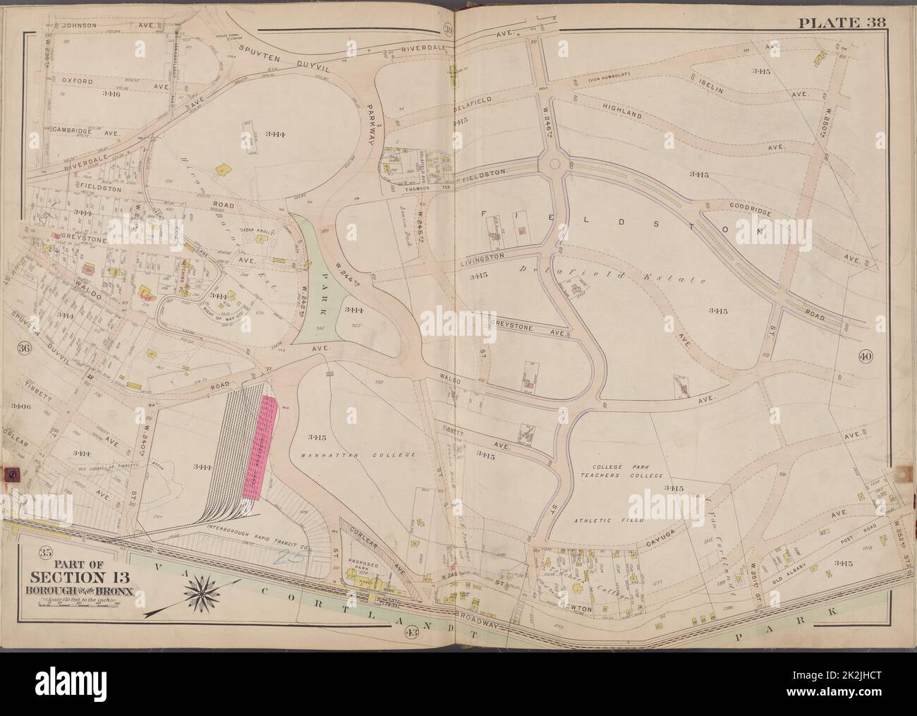 Map of riverdale hi-res stock photography and images - Alamy