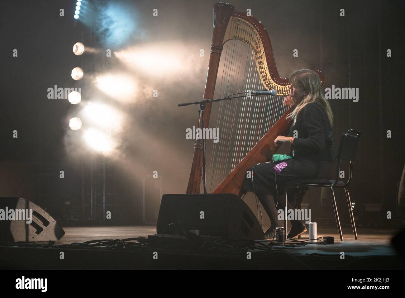 MARY LATTIMORE, HARP: Harpist Mary Lattimore plays the Far Out Stage at ...
