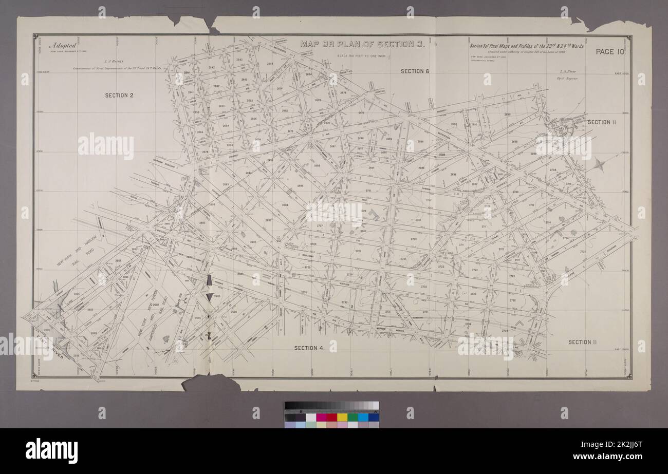 New York (N.Y.). Topographical Bureau. Cartographic, Maps. 1892 - 1895 ...