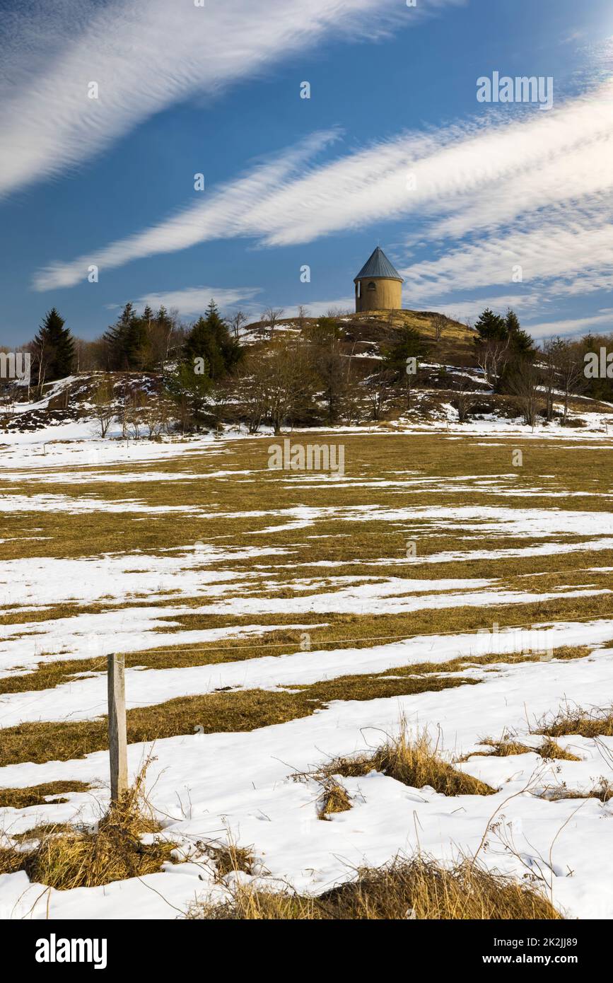 The mining landscape Mednik Hill, UNESCO World Heritage site Stock ...