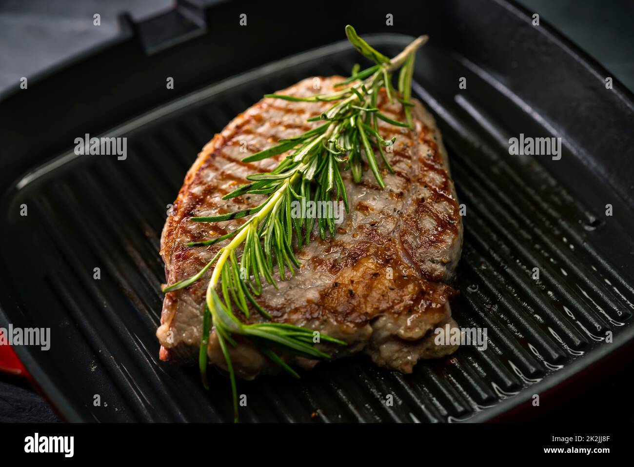 Ribeye steak on dark hi-res stock photography and images - Alamy