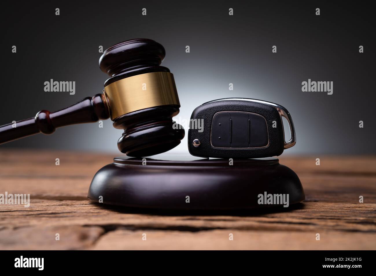 DUI Lawyer. Car Key And Gavel Stock Photo - Alamy