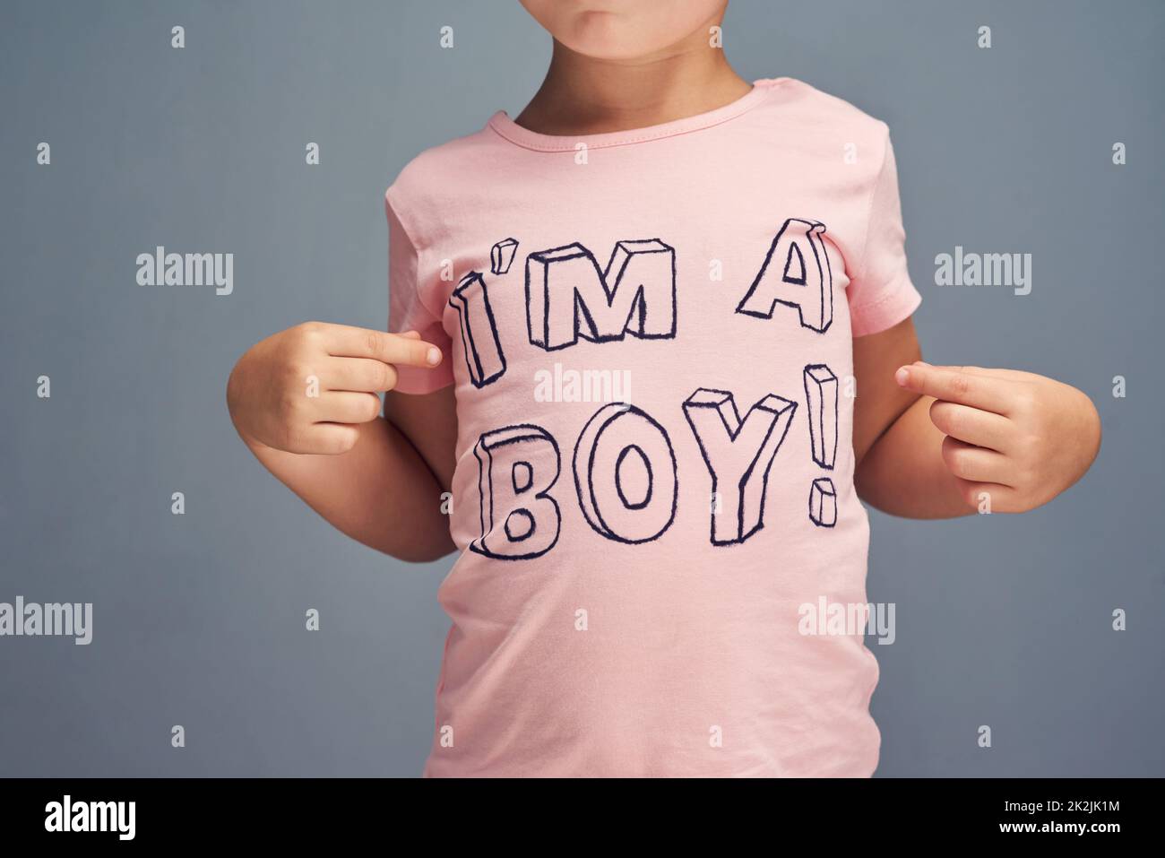 Boy studio background hi-res stock photography and images - Alamy