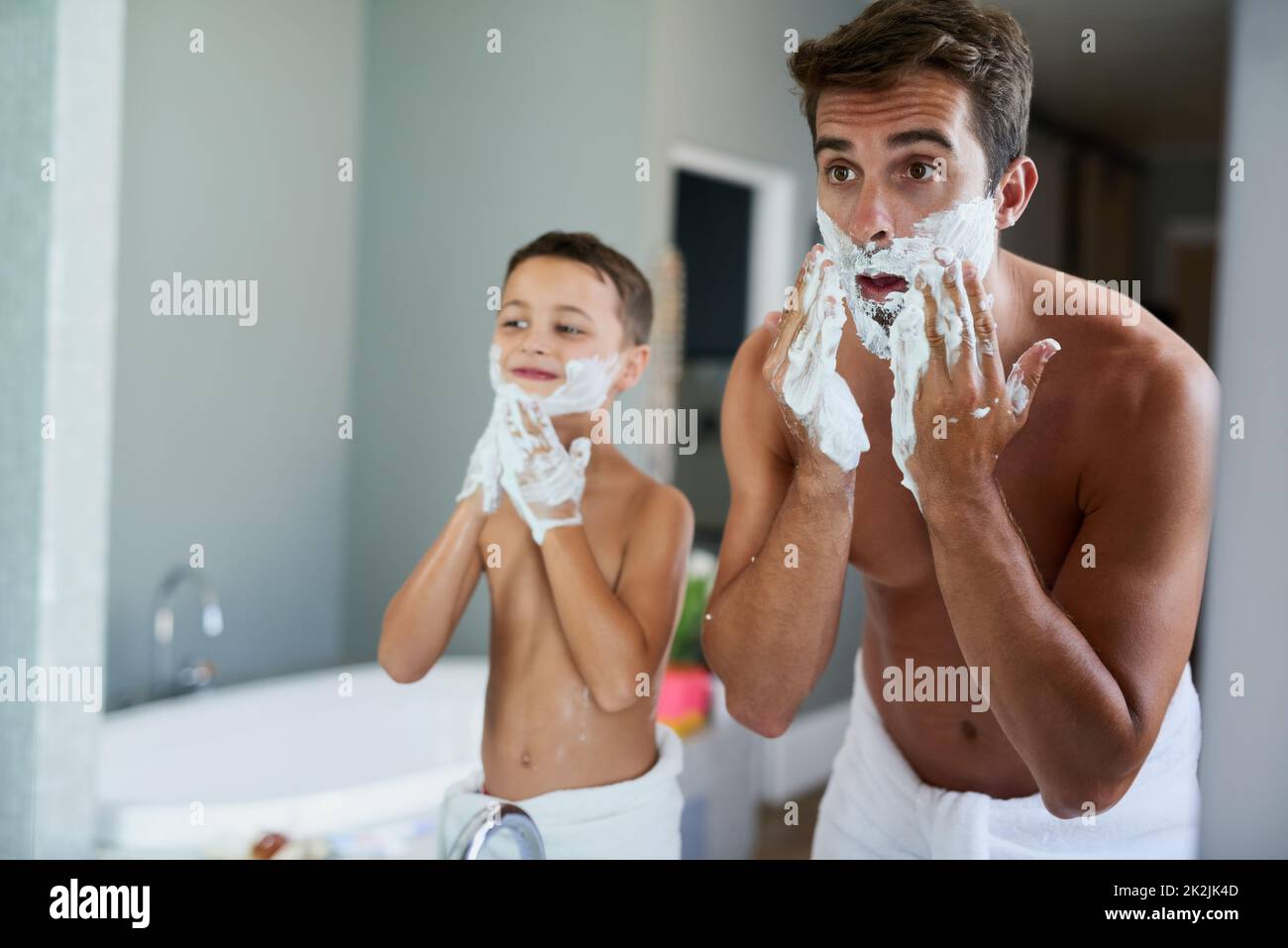 First shaving hi-res stock photography and images - Alamy