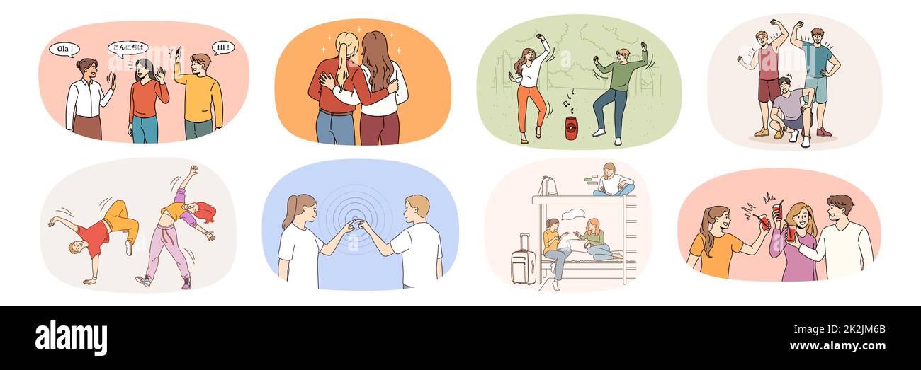 Fun relax weekend time Cut Out Stock Images & Pictures - Alamy