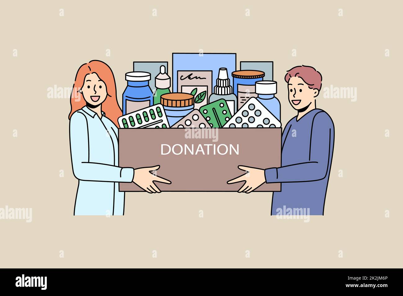 The first people illustration hi-res stock photography and images - Alamy