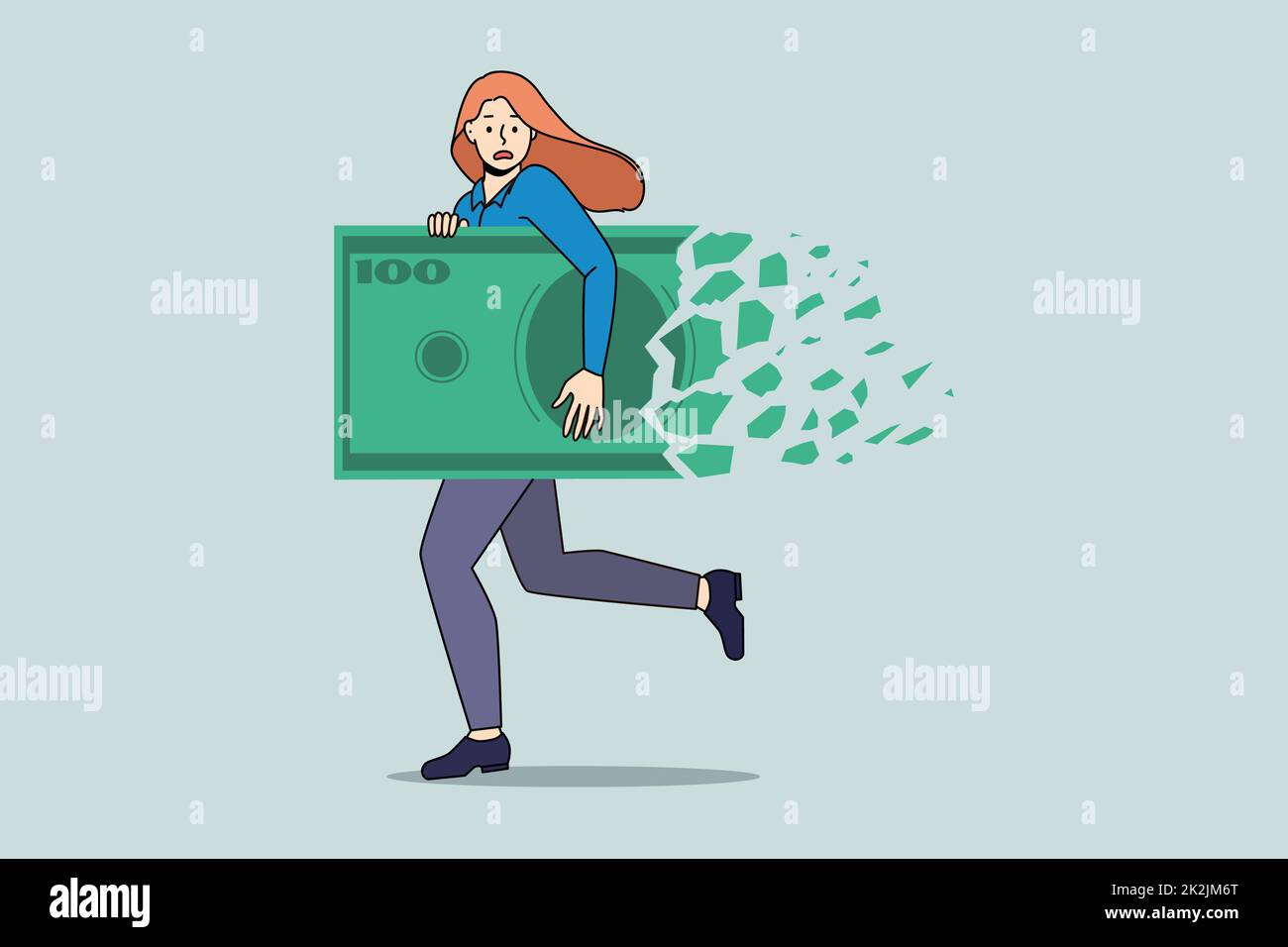Stock price decline cartoon hi-res stock photography and images - Alamy