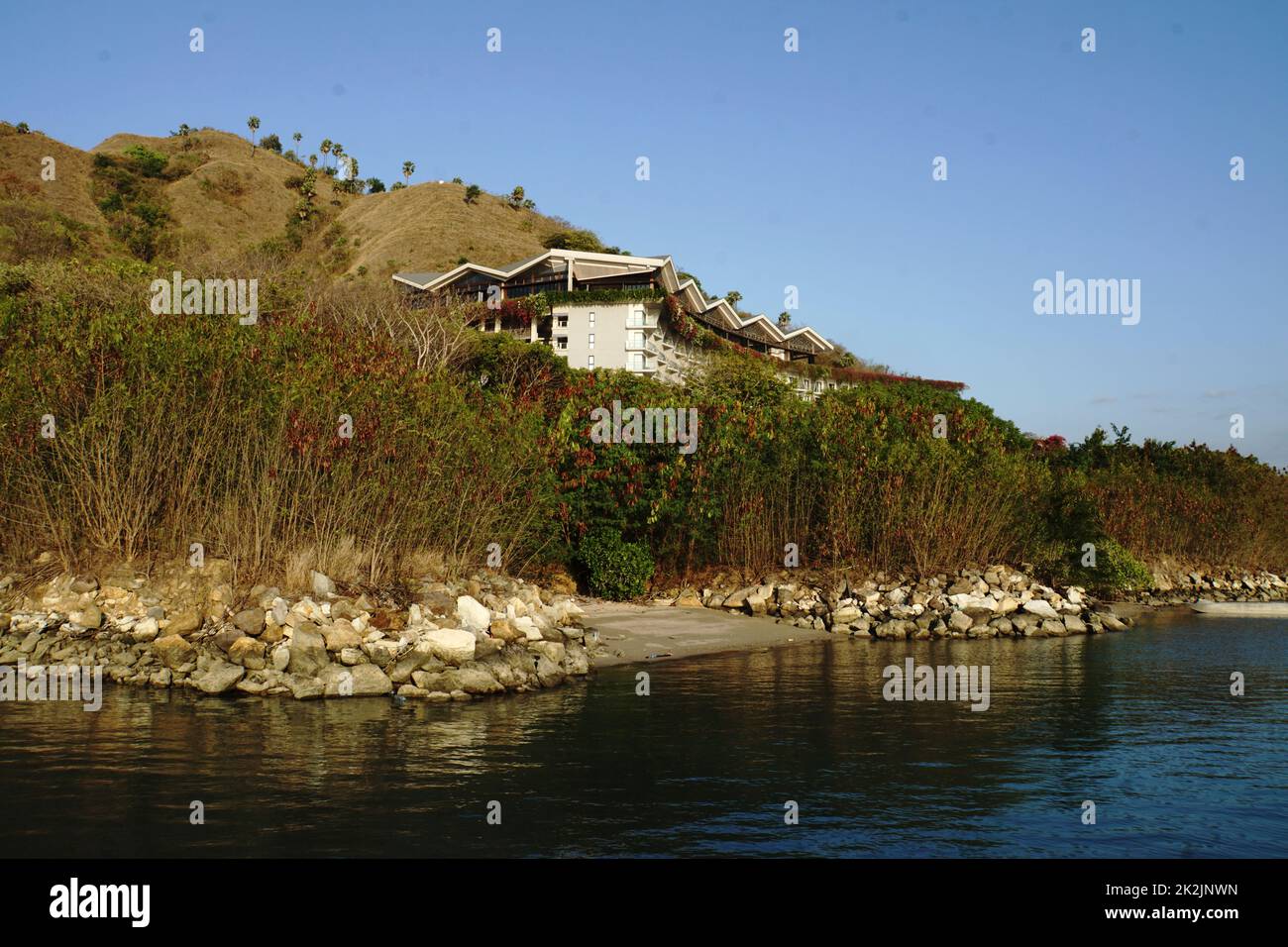 An elegant resort by the bay Stock Photo - Alamy