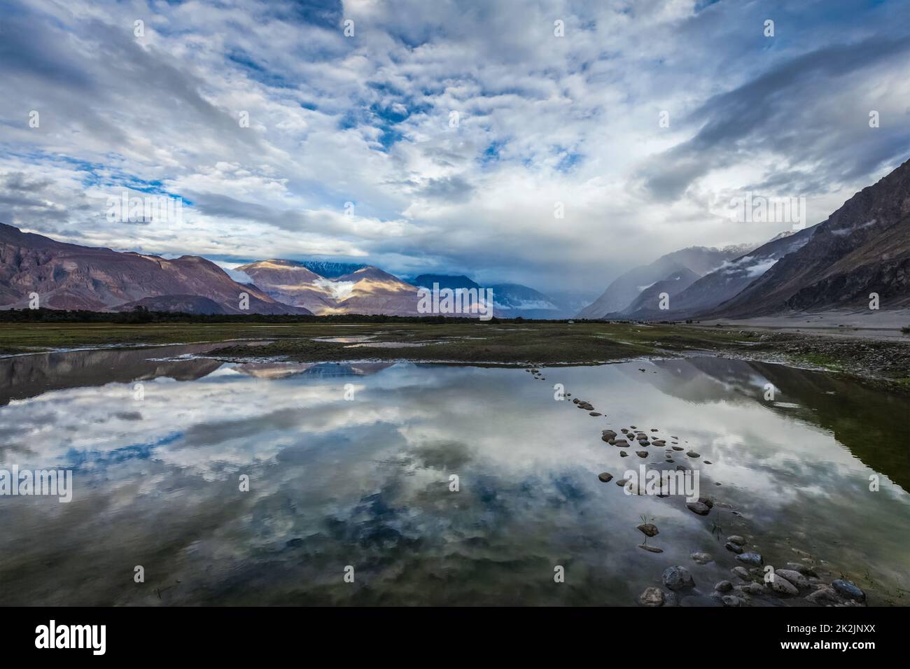 Himalayas landscape nubra valley hi-res stock photography and images ...