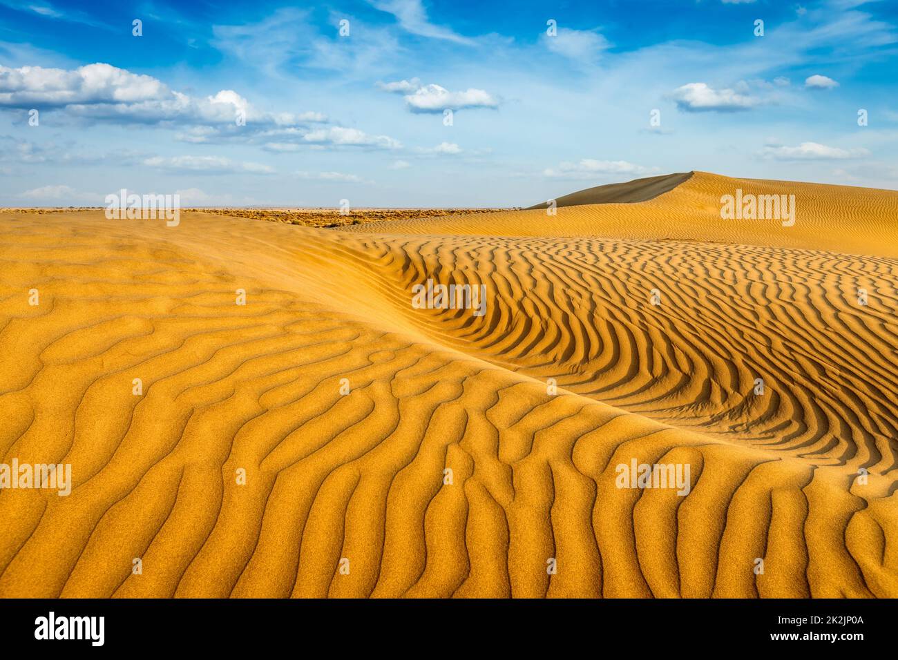 Sand dunes in desert Stock Photo - Alamy